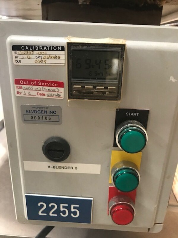 .26 cu.ft. Patterson, Stainless Steel twin shell, liquid-solids blender ...