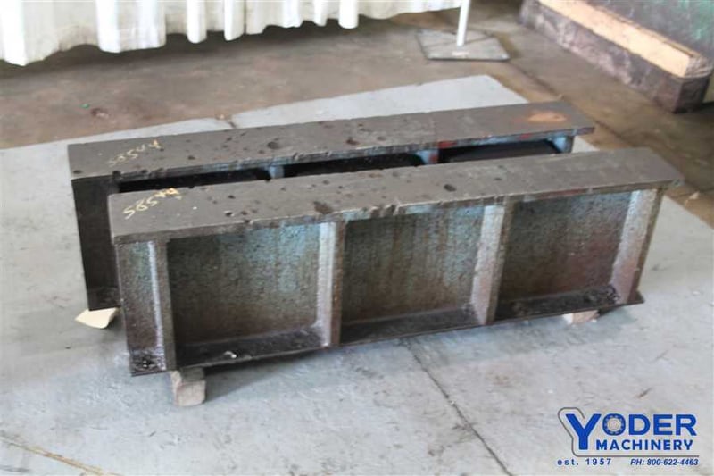 Riser Block, 54-1/2" L x 16" H x 6-3/4" W, steel construction, #58544 ...