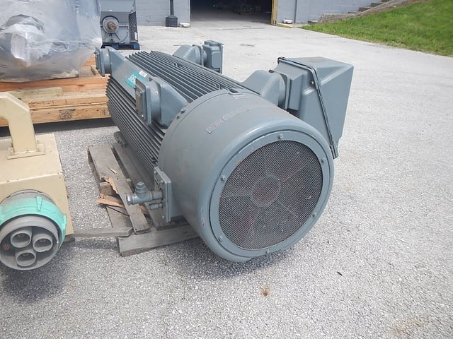 600 HP 1800 RPM Siemens, Frame 5013YZ, TEFCSB, 4160 Volts for Sale ...
