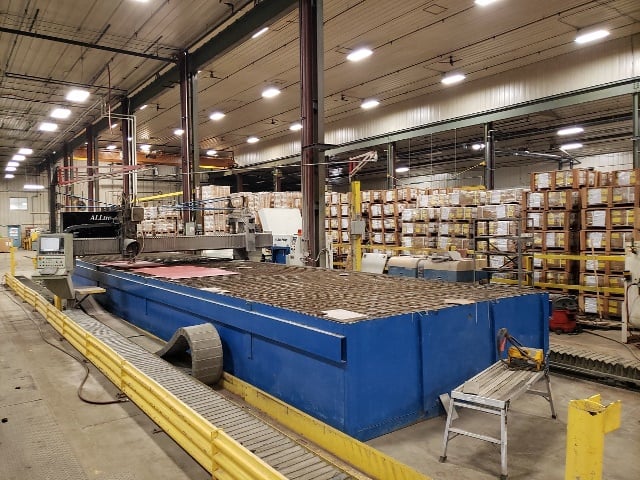 Jet Edge #Alltra Gantry, 40' x 10' Water Jet, 2007 for Sale | Surplus ...