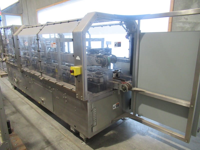 Adco #12WA-175-SS, cartoner/automatic wraparound carton sleever, all ...