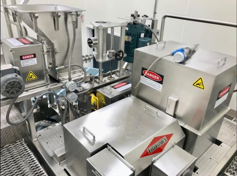 Fitzpatrick #IR4Lx10D, 316 Stainless Steel, roller compactor ...