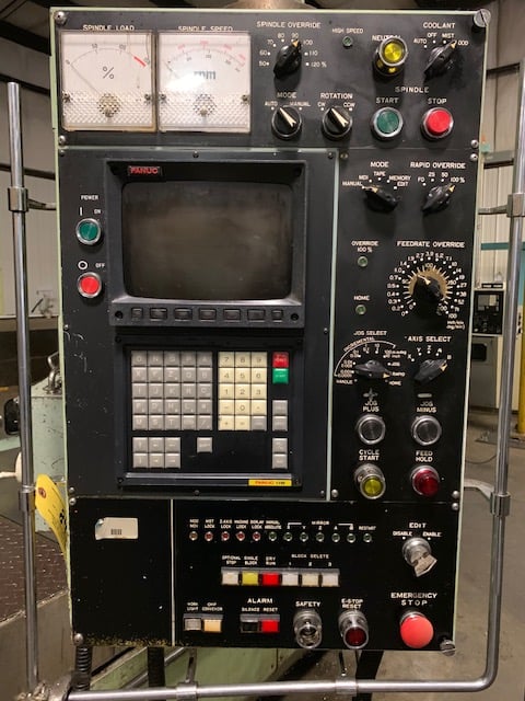 SNK #FSP-120V, 5-Axis profiler, Fanuc 11M CNC, Haas 12" CNC rotary ...