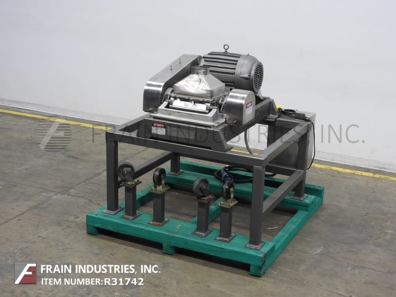 Fitzpatrick #DKAS012, Stainless Steel hammermill, 12" x 12" feed throat ...