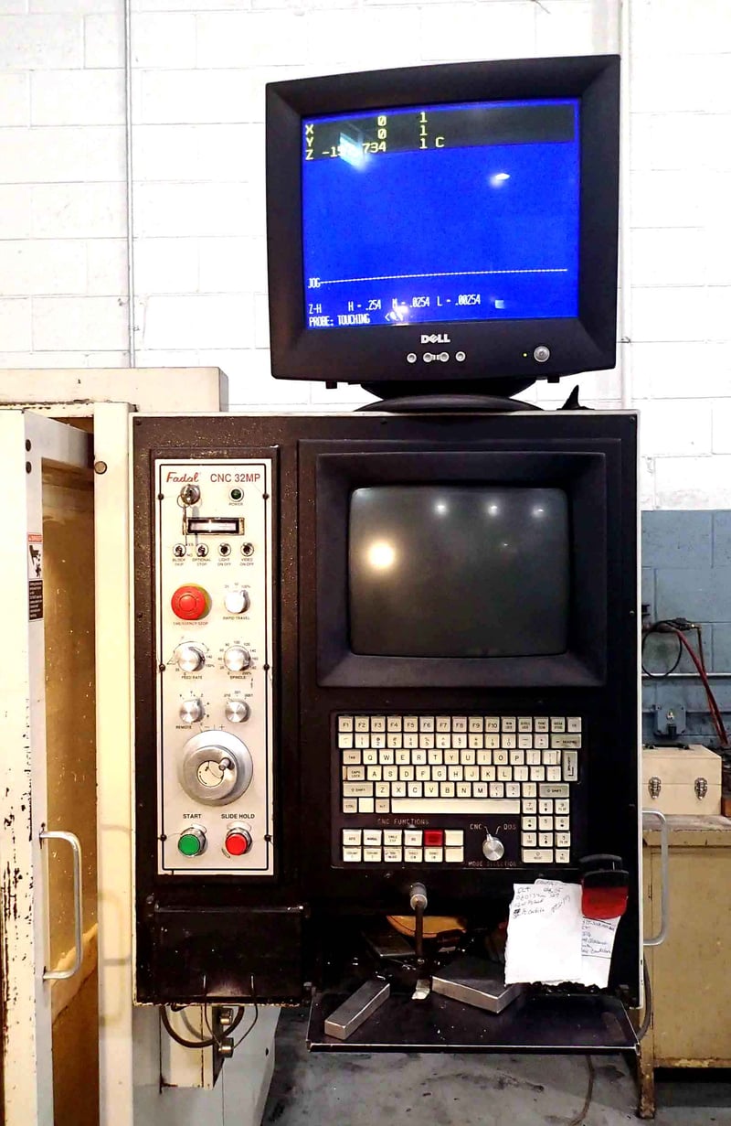 Fadal #VMC8030HT, vertical machining center, Hydro Sweep system, 21 automatic tool changer, 80 ...