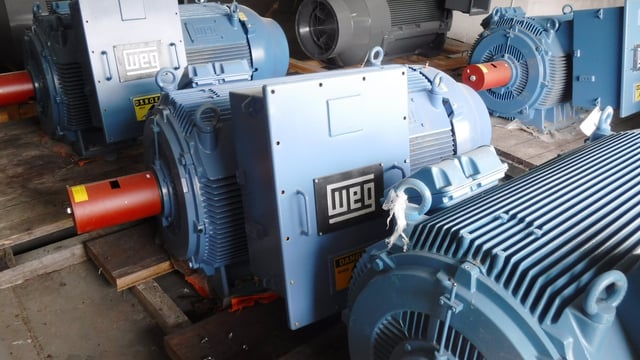 800 HP 1200 RPM Weg, Frame 6806/7/8T, TEFC BB, new surplus, 4160 Volts ...