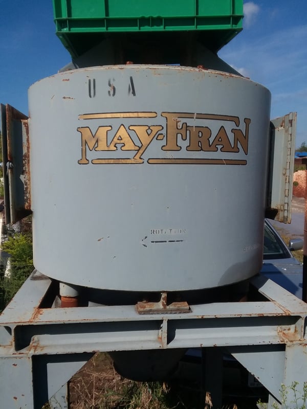 36" x 24" Mayfran chip wringer, 500 L/hr., stand, ser.689-0605-1 For ...