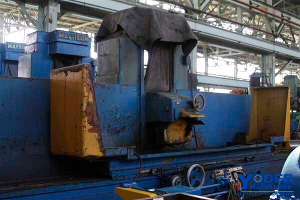 20" x 96" Mattison surface grinder, 20" x18" table, 36" under wheel ...