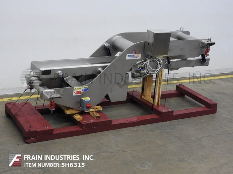 14" wide x 10' long, Key Technology #ISO-FLO Stainless Steel vibratory ...