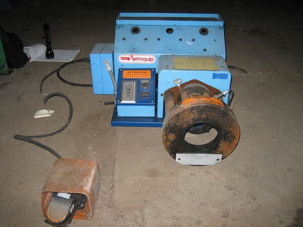 Tube End Crimping Machine, Aeroquip #FT1330, 3/8" to 1-1/8" diameters ...