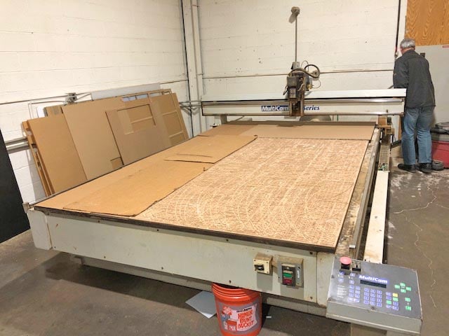 Multicam #MG305, CNC Router, 6' x 12', Multicam CNC controller, 5 HP ...