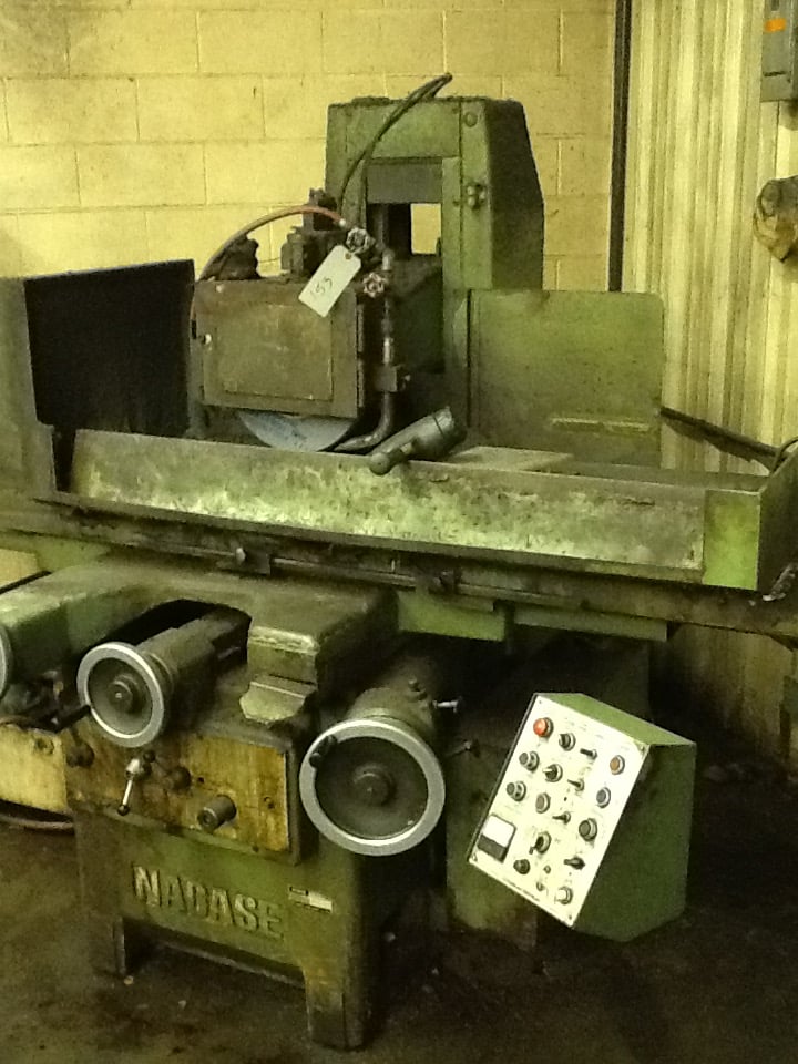 15.5" x 23.5" Nagase #SG-64, hydraulic surface grinder, electromagnetic ...