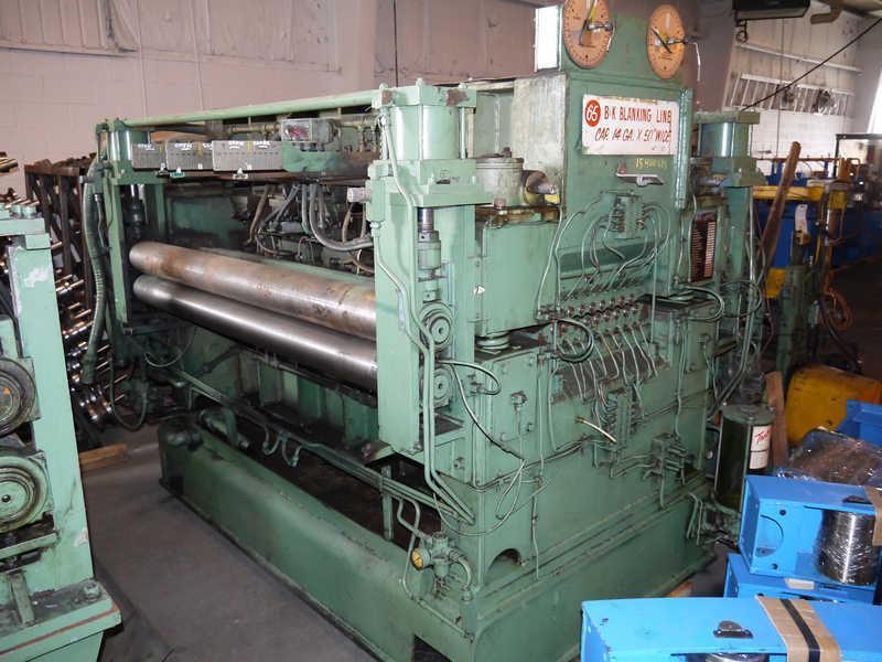 60" x .075" B & K #1.5-1766192, precision leveler, 17 rolls 8 over 9, 1 ...