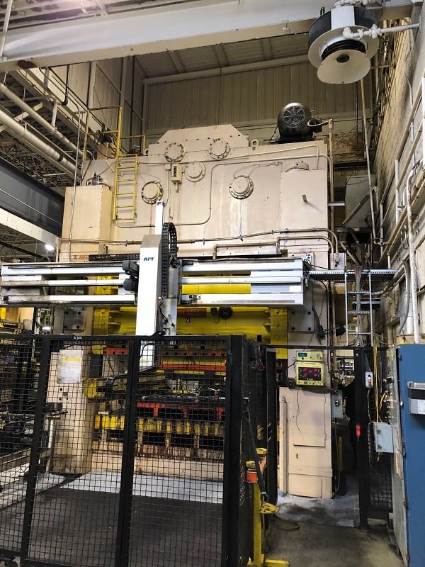 660 Ton, Heim #S2-660-120-66, straight side double crank press, 14 ...