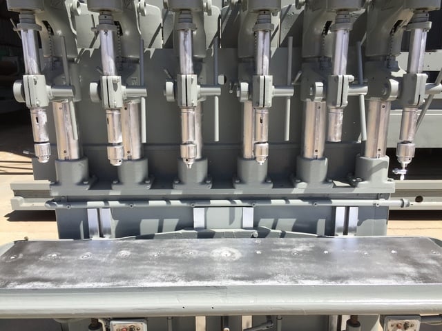 6 Spindle Buffalo, production drill, #2MT, 14" x 66" table for Sale ...