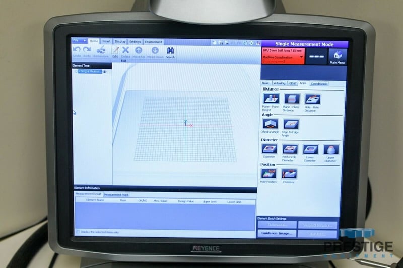 Keyence #XM-1500, portable shop floor coordinate measuring machine ...