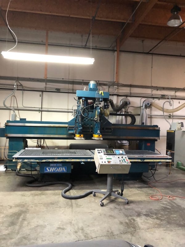 Shoda #NCW516-1646, router, Fanuc 15M, (2) 750 watt drills, (2) 12 KW ...