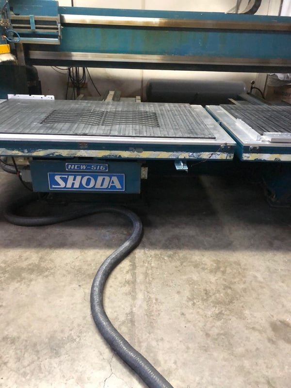 Shoda #NCW516-1646, router, Fanuc 15M, (2) 750 watt drills, (2) 12 KW ...