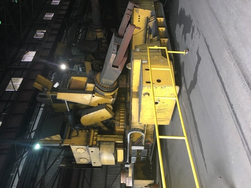 12000 Ton, Loewy extrusion press w/piercing mandrel for producing ...