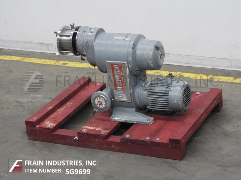 Votator #CR-6, Stainless Steel jacketed paste mixer rated up to 65 ...