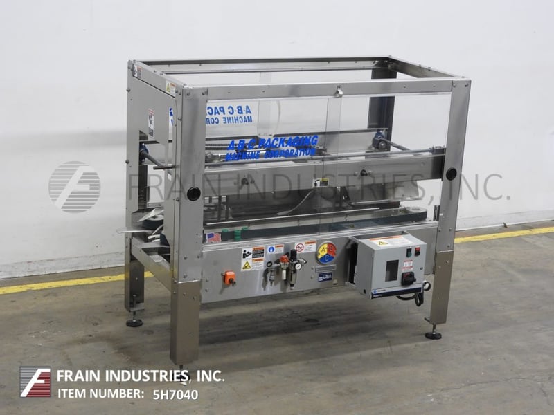 ABC #136, automatic, continuous motion, top case closer and pressure ...