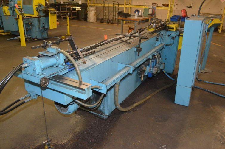 3" Pines #1-1/4, horiz tube bender, counter-clockwise bending head, 8 ...