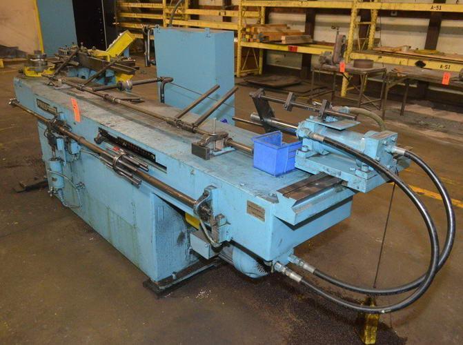 3" Pines #1-1/4, horiz tube bender, counter-clockwise bending head, 8 ...