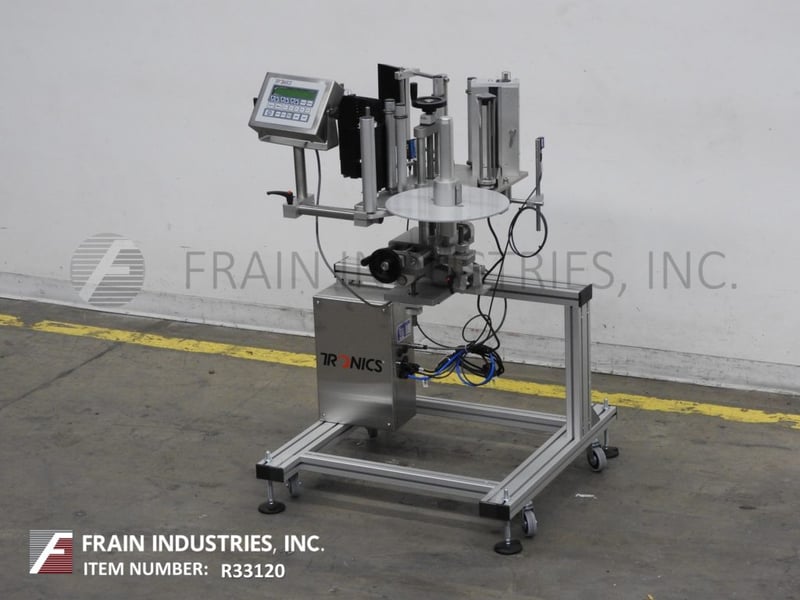 Tronics #S1000, pressure sensitive, modular design, roll up to conveyor ...