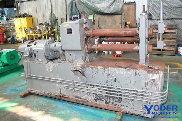 24" x 4-1/2" Yoder #M3, pull thru slitter head, 7-1/2 HP, #14003 for ...