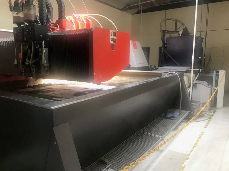 Bystronic #ByJet-Smart-3015, 50 HP, 55k psi, dual water head waterjet ...