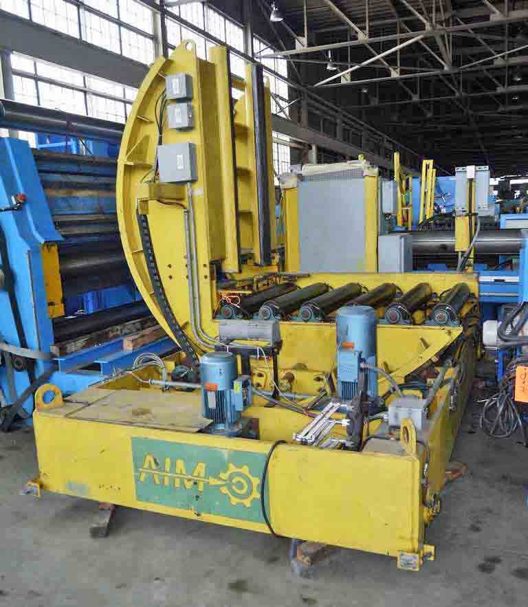 22000 lb. AIM (American Industrial Machinery) traveling upender, 72 ...
