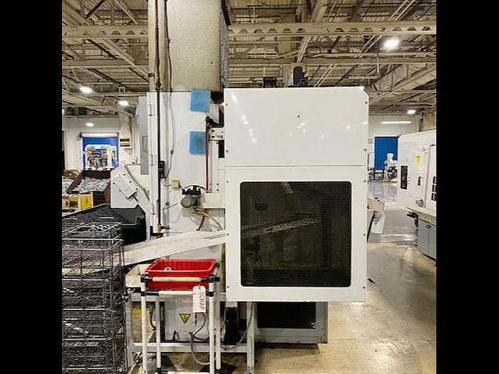 Fuji #TNW3500TR, twin spindle twin turret CNC lathe w/gantry load, 8 ...