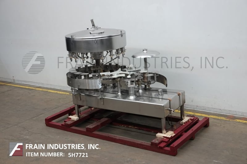 Fogg, automatic, Stainless Steel, 18 head, rotary, gravity filler, 36 ...