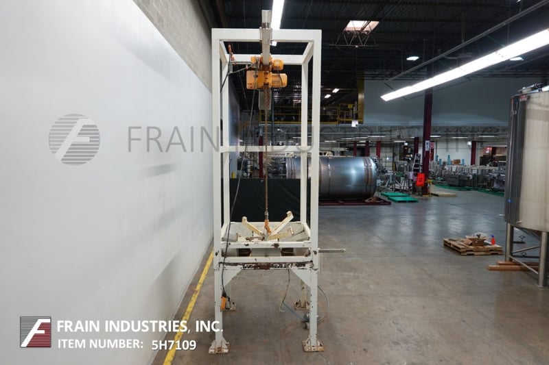 Bulk bag, Vac-U-Max, super sack unloading system rated to 3800 lbs ...