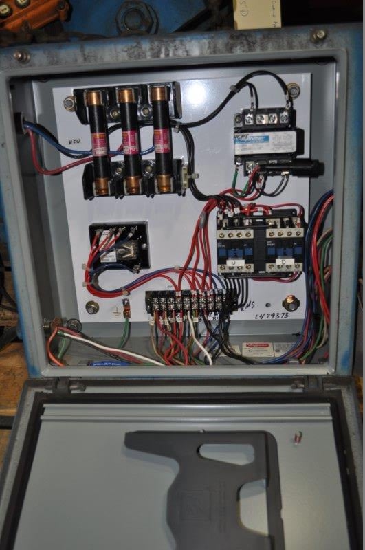 3 Ton, Shaw-Box #115735-3, crane hoist, 25' lift height, manual trolley ...