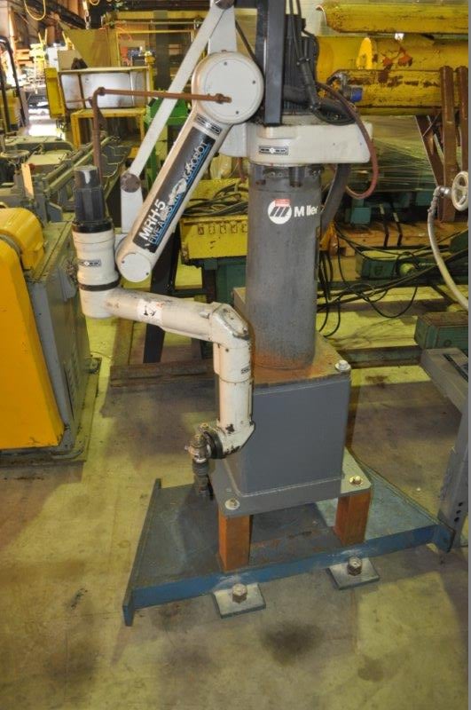 Miller, MRH-5, robotic weld cell, 5-Axis, C-1 control, teach pendant ...