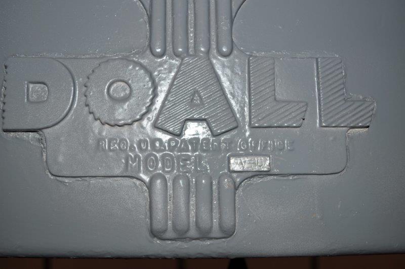 36" x 12" DoAll #V36, vertical bandsaw, 30-1/2" x30" tilting table ...