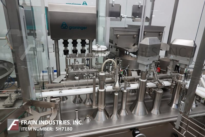 Groninger #DFVG2130/ZVB850, automatic, continous motion, linear ...