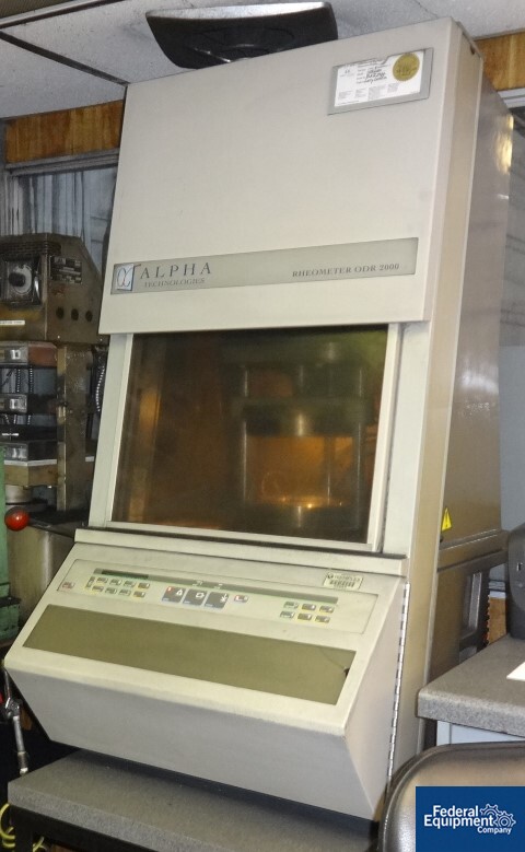 Oscillating Disk Rheometer, Alpha Technologies #ODR2000, #3155-13 for ...