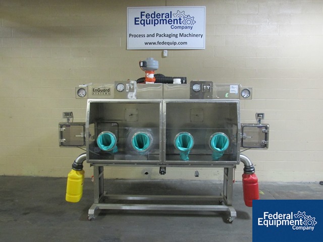 Containment Technologies #ENGUARD, glovebox, Stainless Steel, dual ...