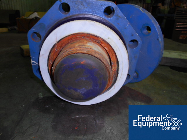4" x 3" Pfaudler, Glass Lined Plug Valve w/Geared Plug Opening, #43565 ...
