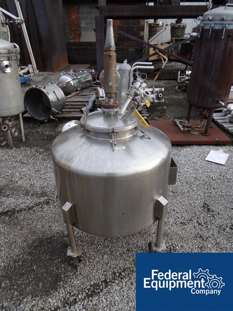 40 gallon Stainless Metals, Stainless Steel receiver, 30" dia.x 12" str ...