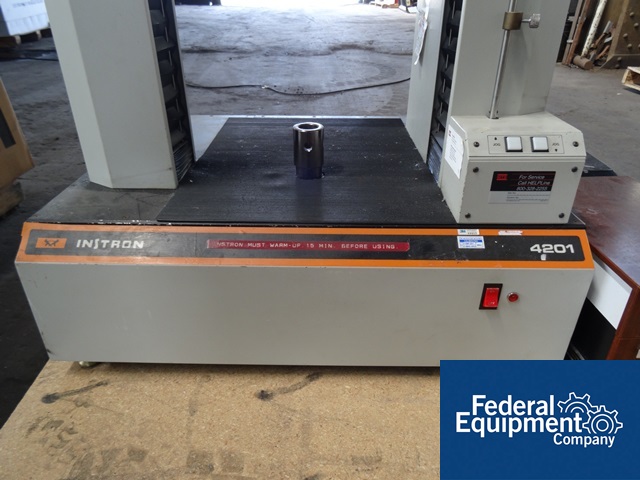 Instron #4201 Series IX, compression & force tester, 10 newton +/-100 ...