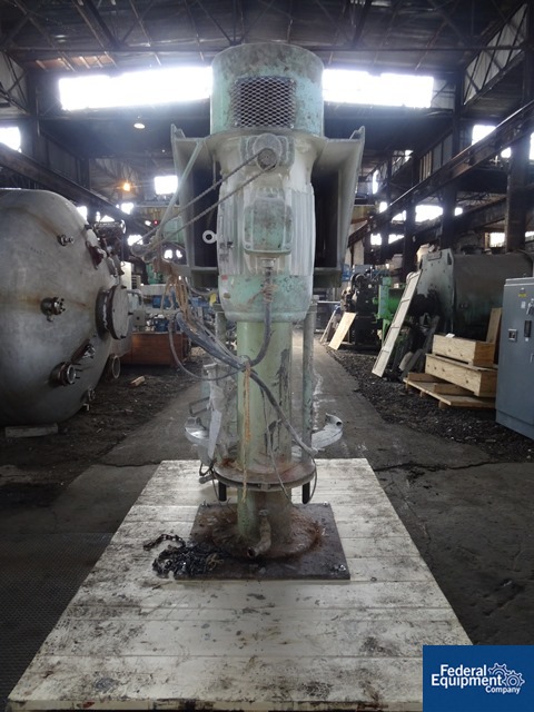 Hockmeyer #HVM-25, bow tie mixer, 25 HP, 3.5" dia.Carbon Steel shaft w ...