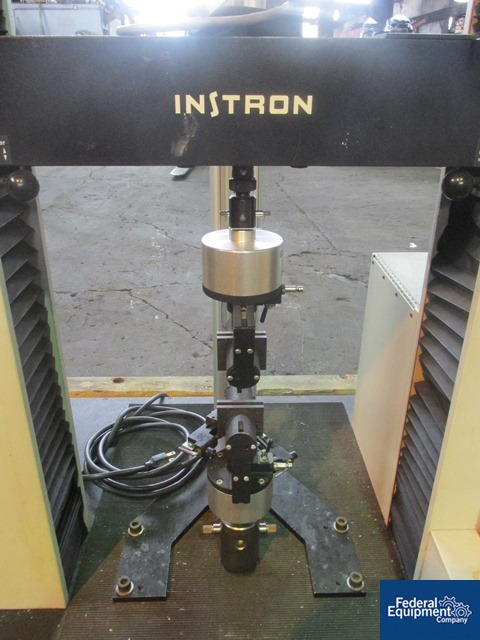 Instron #4200, Sys.ID #4201C3311, jaws & (2) load cells, last ...