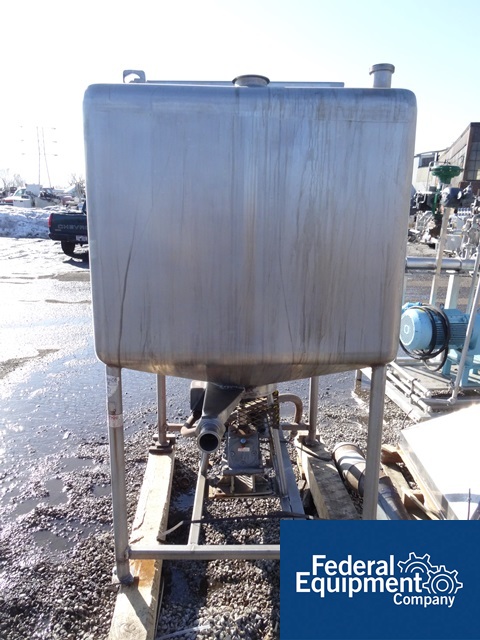 APV Crepaco Liquefier mixer, stainless steel, 200 gallon capacity, 40 ...