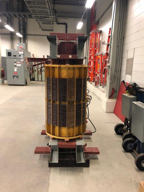 1500 KVA 25000 Delta Primary, 600Y/347 Secondary, Rex, dry type, core ...