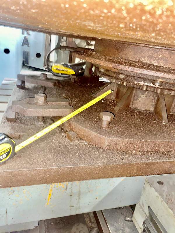 78" Custom rotary welding table, 21" table height, hydraulic table ...