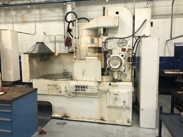 Blanchard #20CD-36, 36" Magnetic chuck, 4 segment chuck, load monitor ...