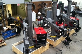 6' x 6' Profax Lincoln #WM-66, sub-arc welding package manipulator on ...